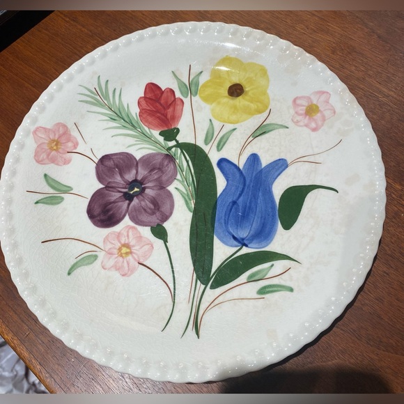 Blue Ridge | Dining | Vintage Blue Ridge Mountain Nosegay Plate | Poshmark